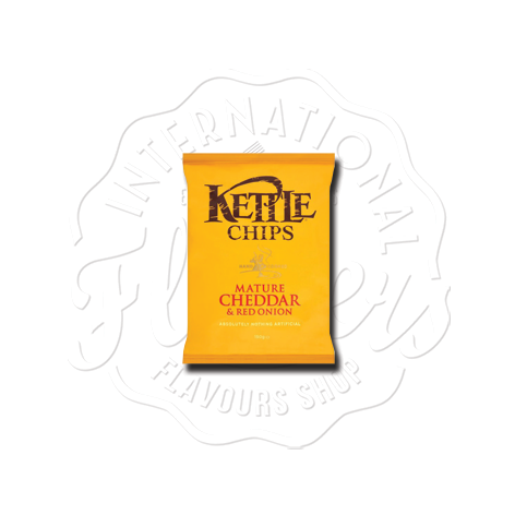 Kettle Chip Cheddar & Onion 150g - Flavers - International Flavours Shop