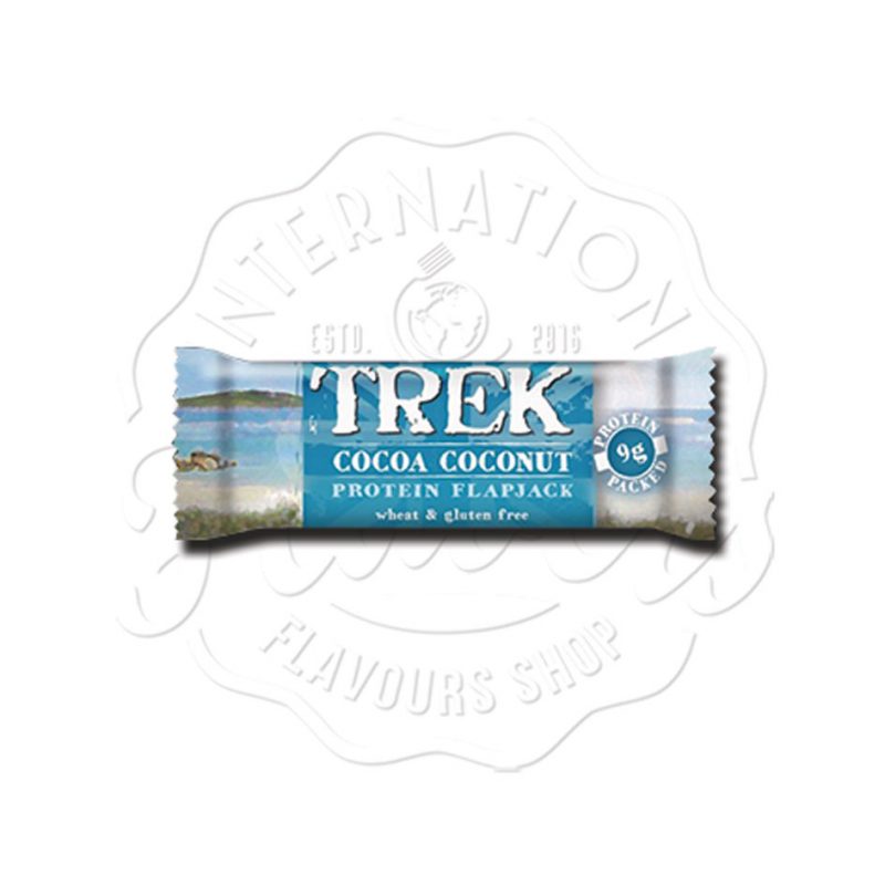 Trek Cocoa Coconut Protein Flapjack Bar 50g - Flavers - International ...