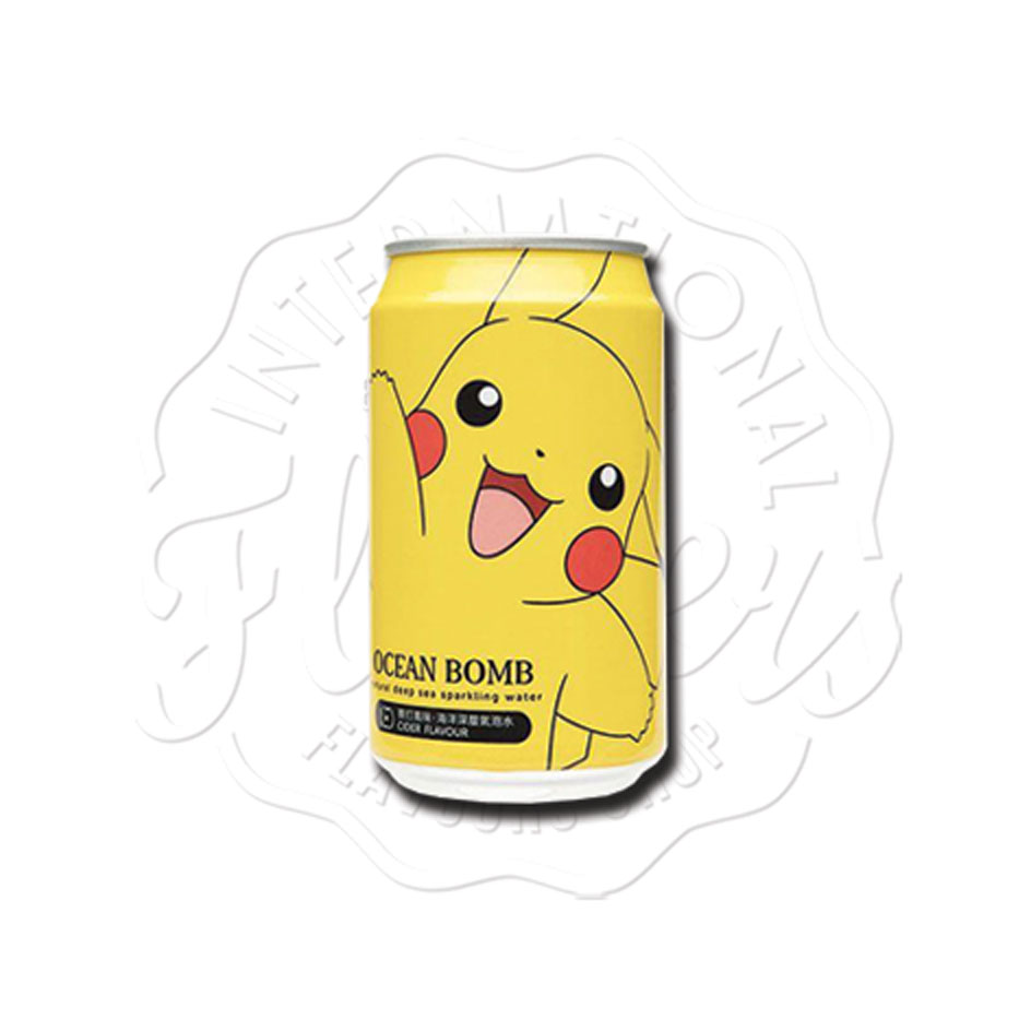 Ocean Bomb Pokémon Pikachu Cider Sparkling Water 330ml - Flavers ...