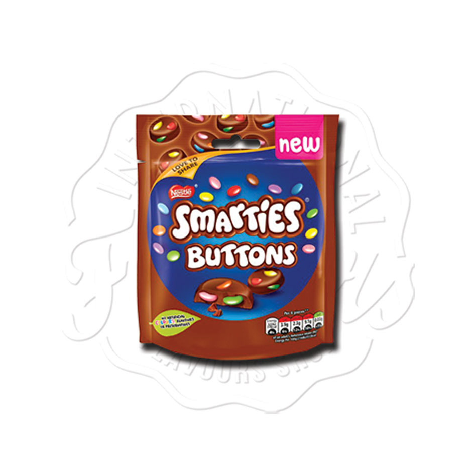 Nestlé Smarties Buttons Milk Chocolate 90g - Flavers - International ...