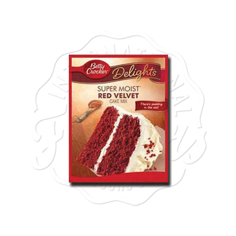 Betty Crocker Delights Super Moist Red Velvet Cake Mix 432g - Flavers ...