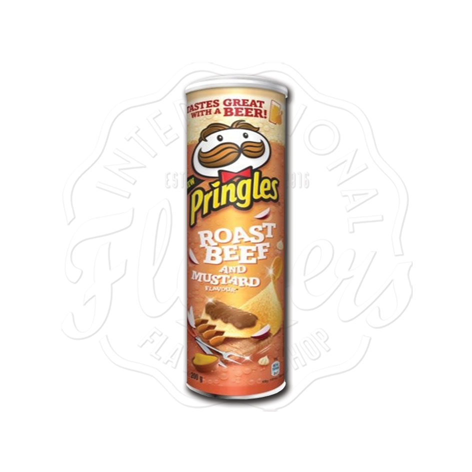 Pringles Roast Beef and Mustard 200g - Flavers - International Flavours ...
