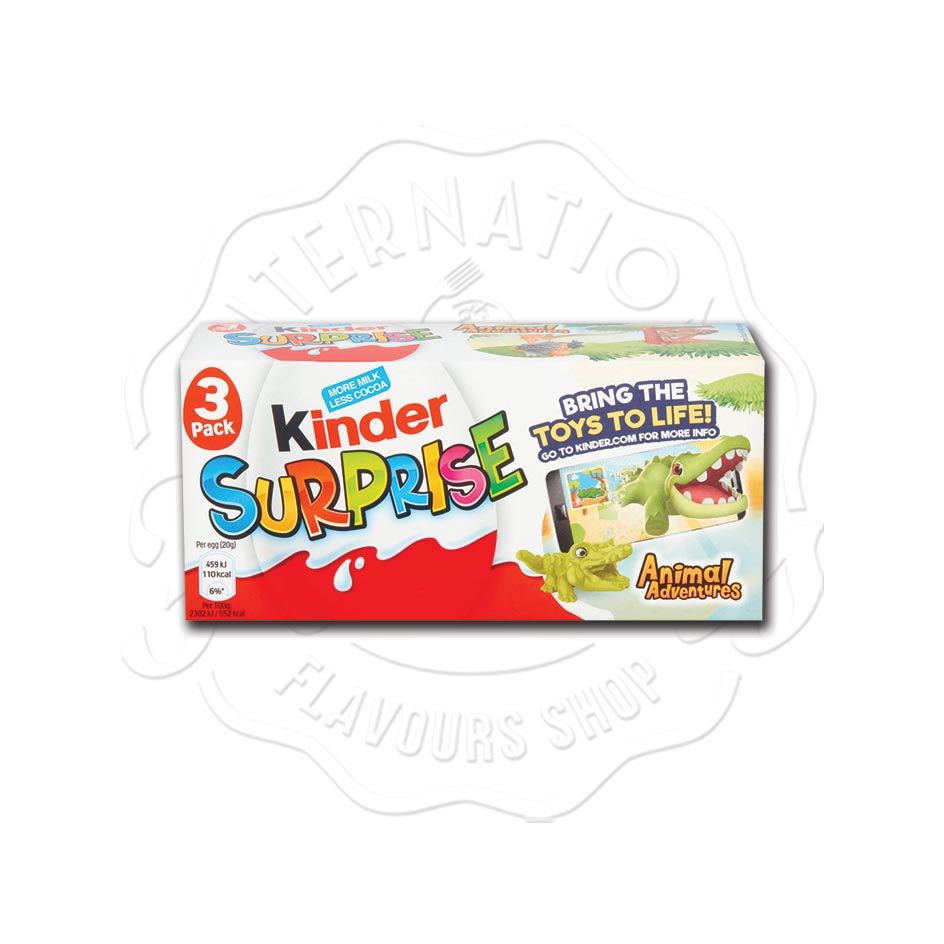 Kinder Surprise 3 Eggs 60g - Flavers - International Flavours Shop