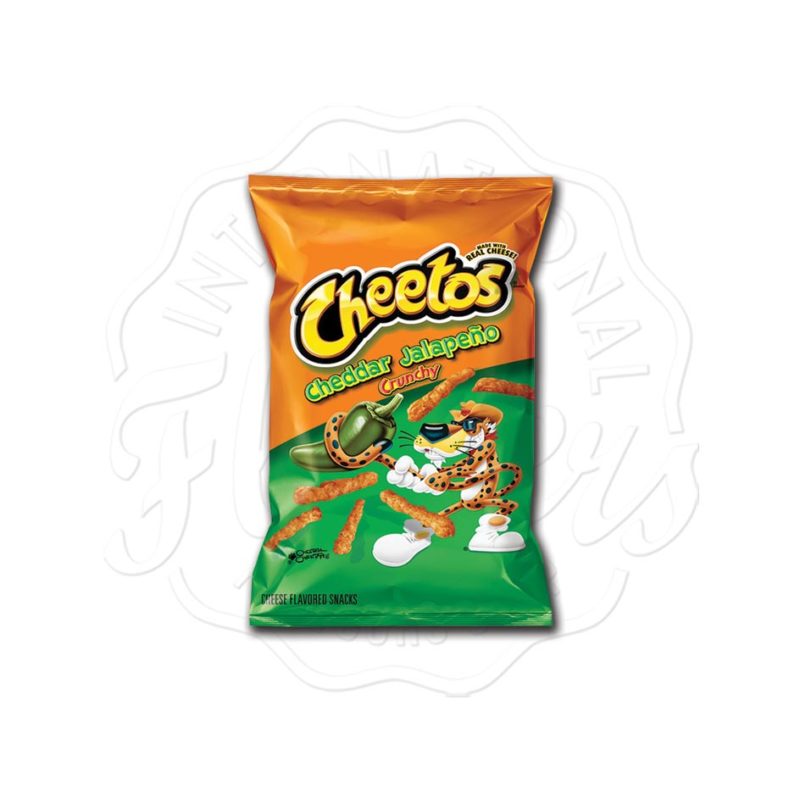 Cheetos Cheddar Jalapeño Crunchy 226g - Flavers - International ...