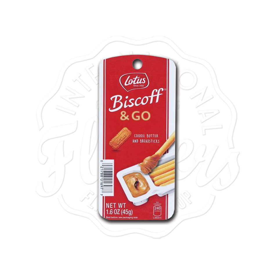 Lotus Biscoff & Go Biscuit Spread and Breadsticks 45g - Flavers ...