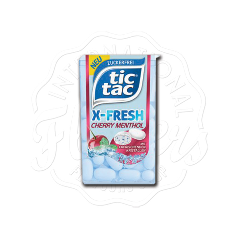 Tic Tac X-Fresh Cherry Menthol 16.4g - Flavers - International Flavours ...
