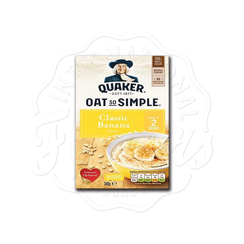 Quaker Oat So Simple Banana 348g - Flavers - International Flavours Shop