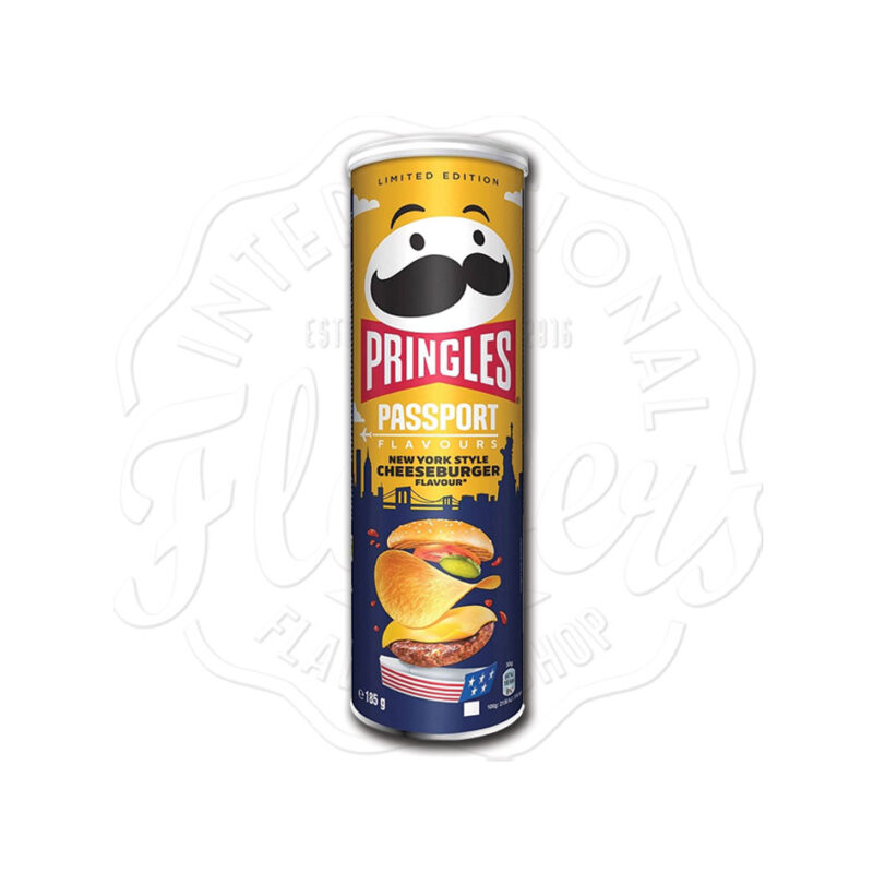 Pringles Passport Flavours New York Style Cheeseburger 185g - Flavers ...