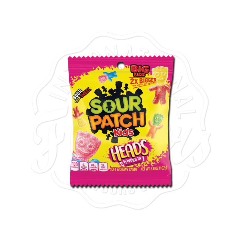 Sour Patch Kids Big Heads 102g - Flavers - International Flavours Shop