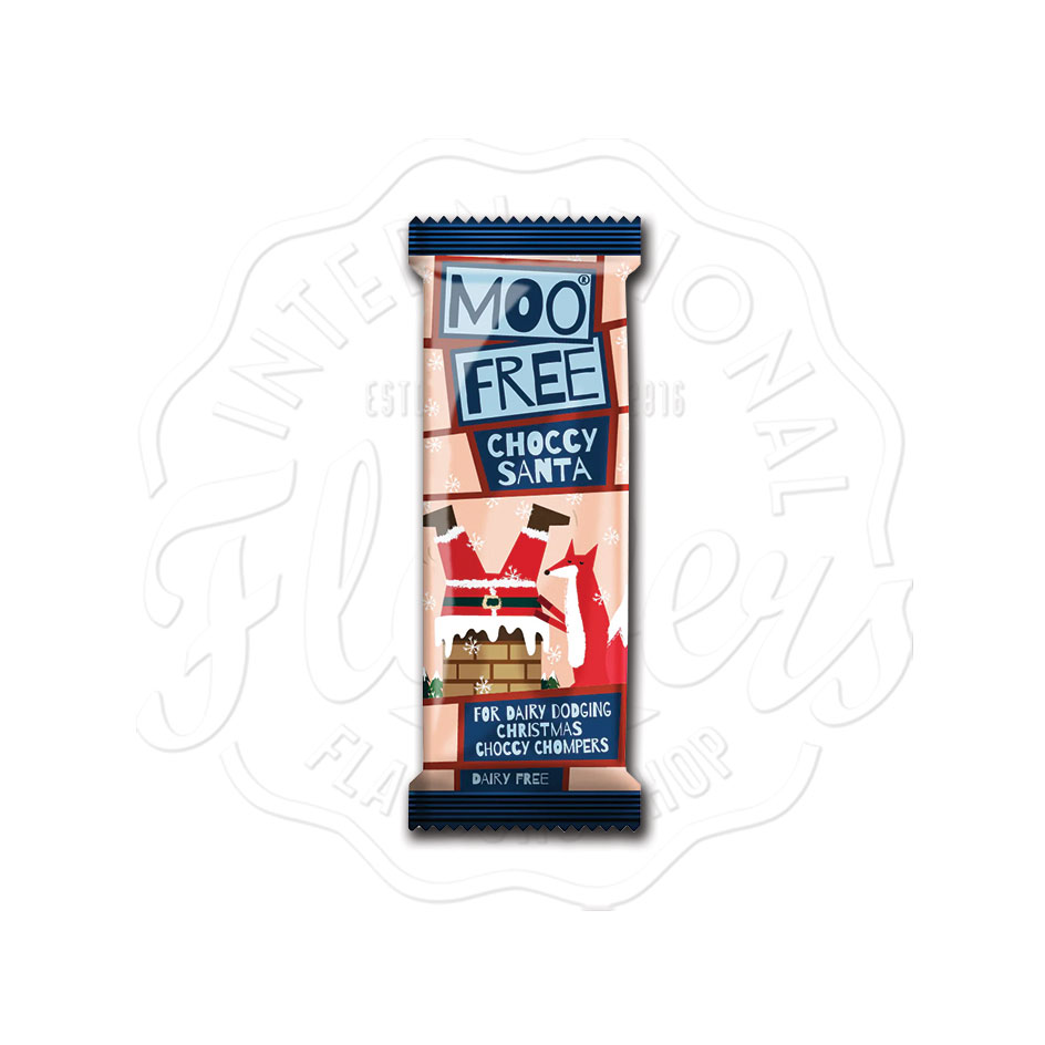 Moo Free Choccy Santa Vegan & Dairy Free 32g - Flavers - International ...