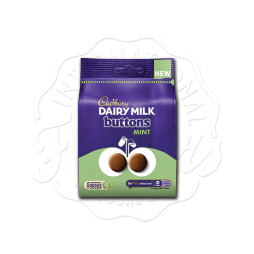 Cadbury Dairy Milk Mint Buttons 95g - Flavers - International Flavours Shop