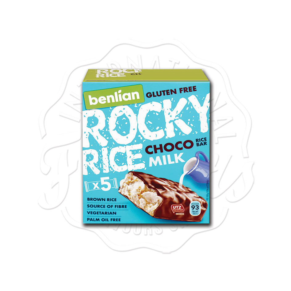 Benlian Rocky Rice 5 Milk Chocolate Rice Bars 90g - Flavers ...