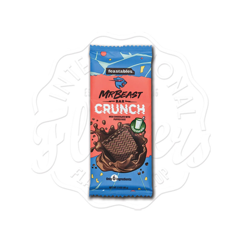 Feastables MrBeast Crunch Milk Chocolate with Puffed Rice Bar 60g ...