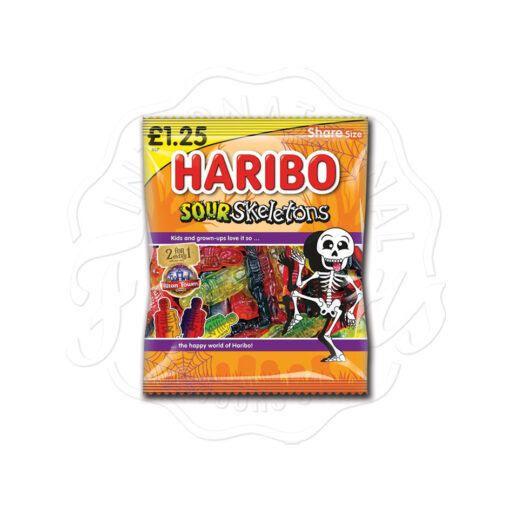 Haribo Sour Skeletons 160g - Flavers - International Flavours Shop