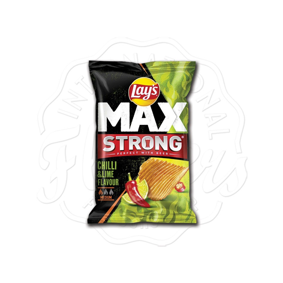 Lay's Max Strong Chilli & Lime Flavour 150g - Flavers - International ...