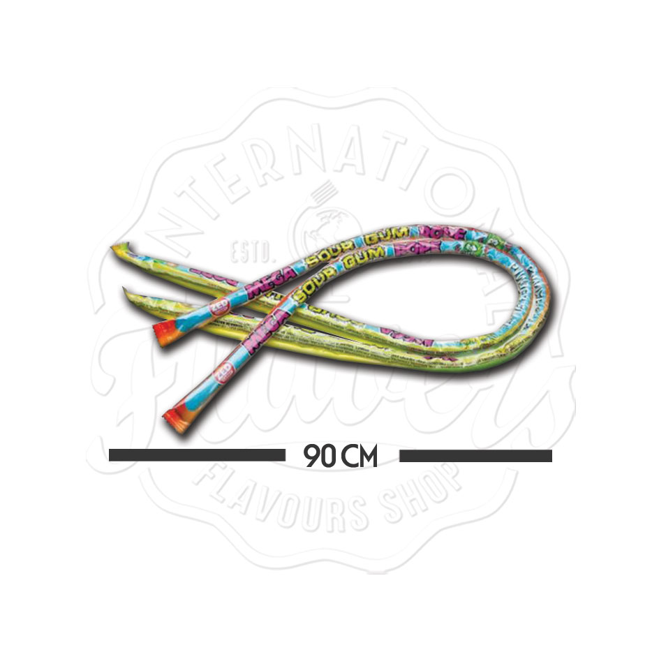 Zed Candy Mega Sour Gum Rope (90cm) 100g - Flavers - International ...