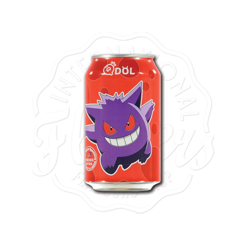 QDOL Pokémon Gengar Strawberry Sparkling Water 330ml - Flavers ...