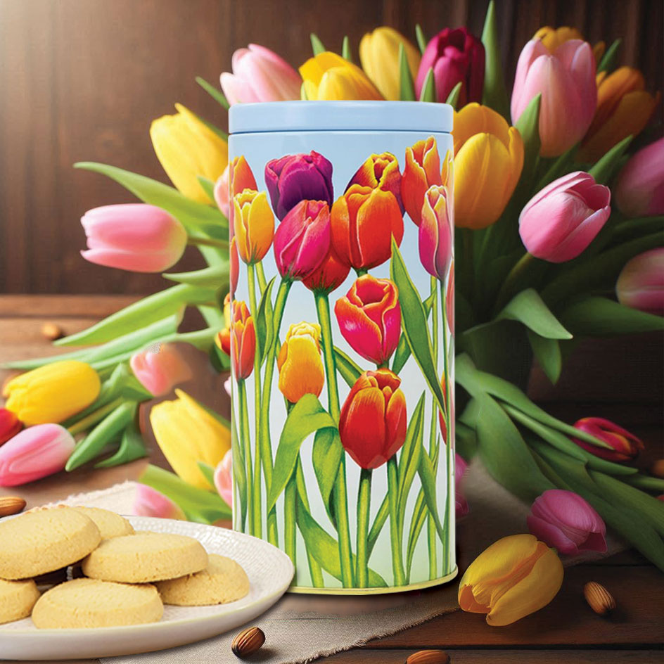 Tulip All Butter Scothish Shortbread Cylinder Tin 160g - Flavers ...