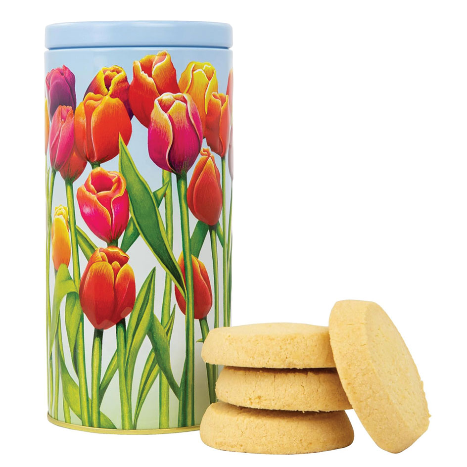 Tulip All Butter Scothish Shortbread Cylinder Tin 160g - Flavers ...