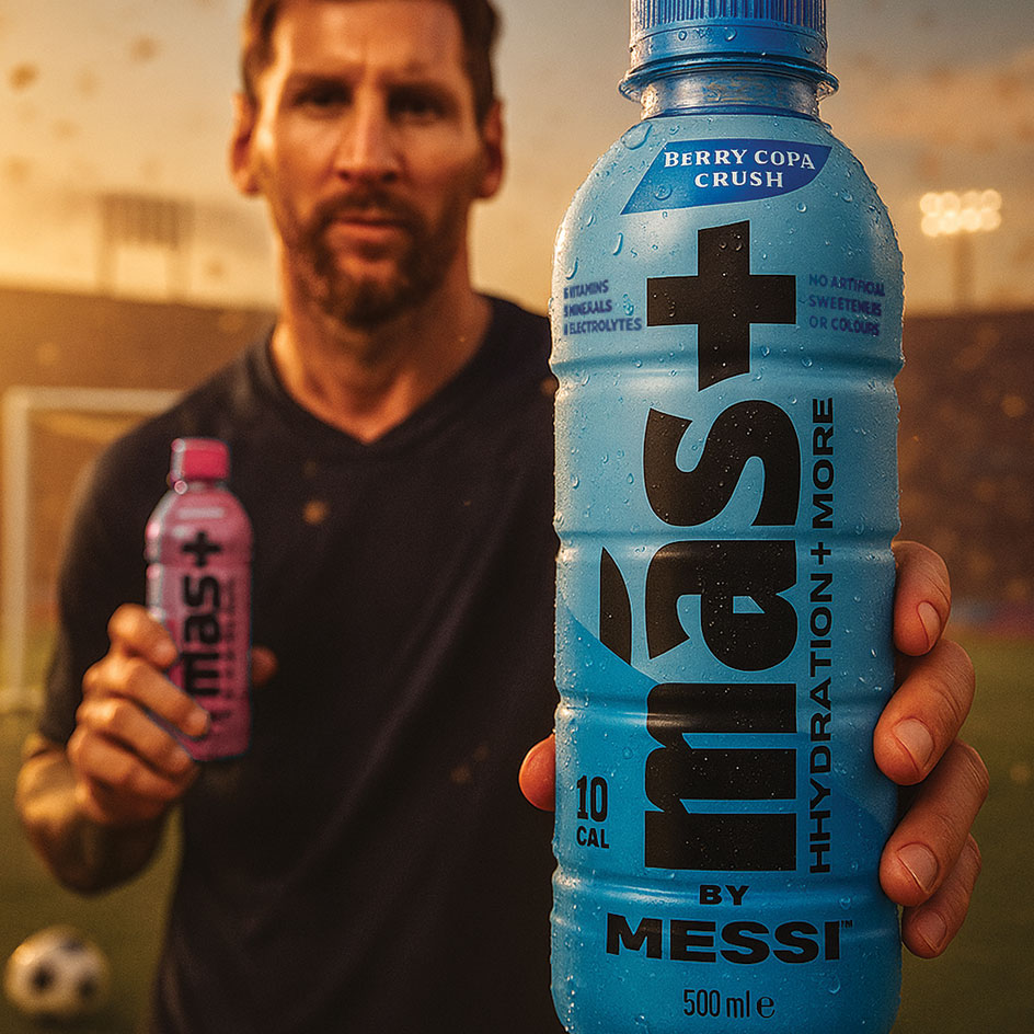Mas+ Hydration Drink Berry Copa Crush by Messi 500ml - Flavers ...
